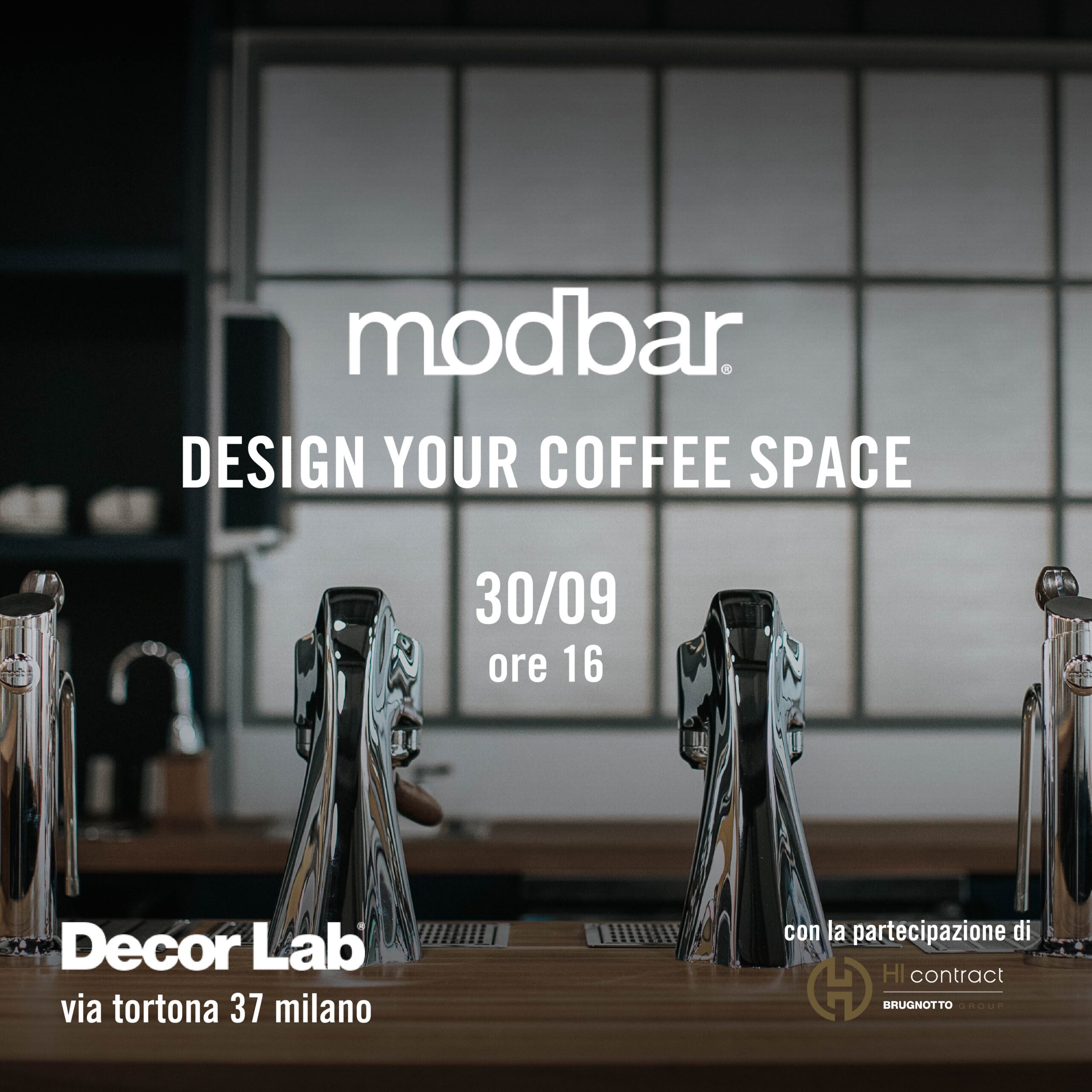 Modbar presenta a Decor Lab "Design your coffee space" - Decor Lab